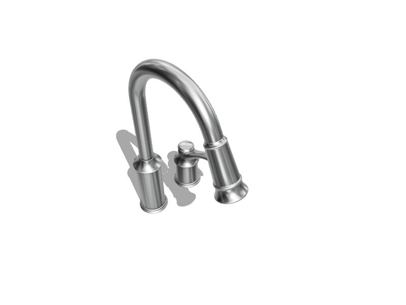 Moen Aberdeen Chrome Single Handle Pull-down Kitchen Faucet in the ...