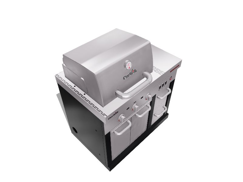 Char-Broil Medallion 39.4-in W x 26.5-in D x 47.5-in H Outdoor Kitchen ...