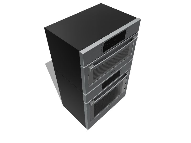 Bosch 30-in Self-Cleaning Convection European Element Microwave Wall ...