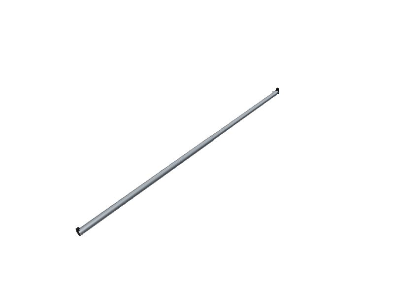 Project Source Closet Rod 48-in L x 1.25-in H Extendable Satin Nickel ...
