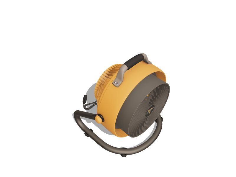 Vornado 10-in 120-Volt 3-Speed High Velocity Indoor Yellow/Textured ...