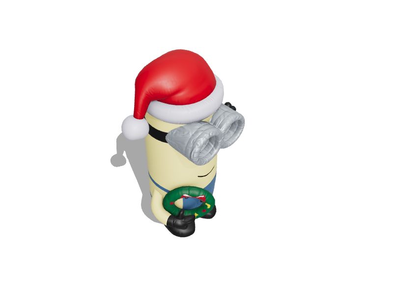 Universal Despicable Me 3.51-ft Lighted Minion Christmas Inflatable at ...