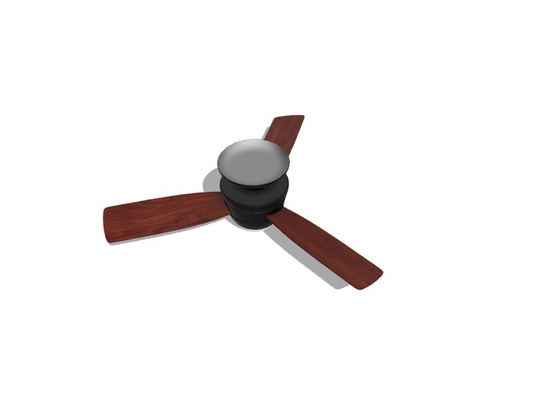 Harbor Breeze Mazon 44 In Oil Rubbed Bronze Indoor Flush Mount Ceiling