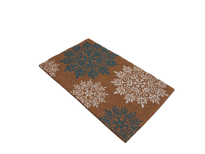 Mohawk Home 0.59-in Snowflake Mat at Lowes.com