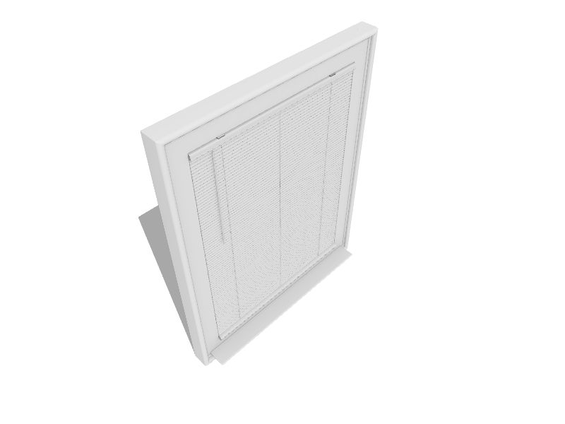 LEVOLOR Trim+Go 1-in Slat Width 54-in x 72-in Cordless White Vinyl Room Darkening Mini-blinds ...