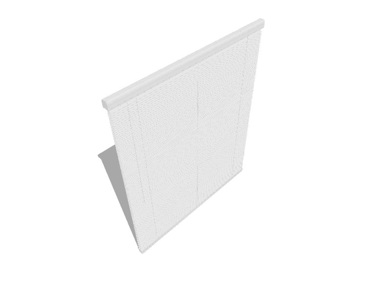 LEVOLOR Trim+Go 1-in Slat Width 60-in x 72-in Cordless White Vinyl Room Darkening Mini-blinds ...