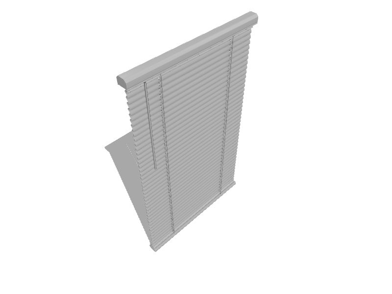 LEVOLOR Trim+Go 1-in Slat Width 43-in x 72-in Cordless Nickel Aluminum Room Darkening Mini ...