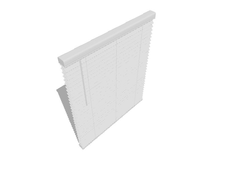 LEVOLOR Trim+Go 1-in Slat Width 60-in x 72-in Cordless White Aluminum Room Darkening Mini-blinds ...