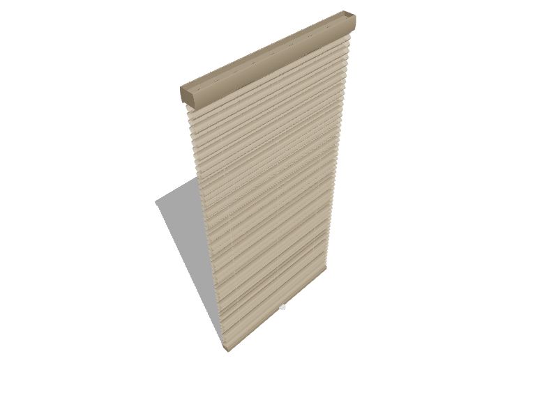 allen + roth 32-in x 64-in Camel Light Filtering Cordless Cellular ...