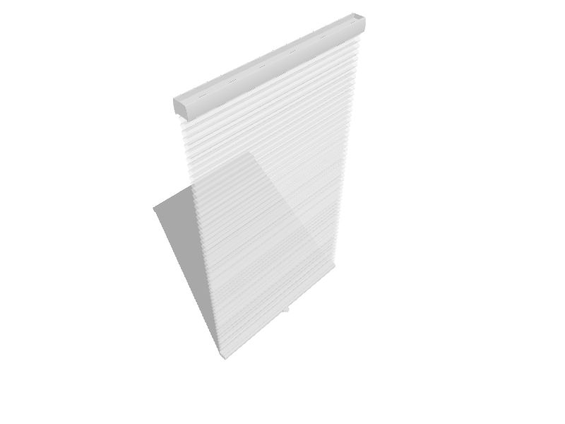 allen + roth 36-in x 64-in White Light Filtering Cordless Cellular ...