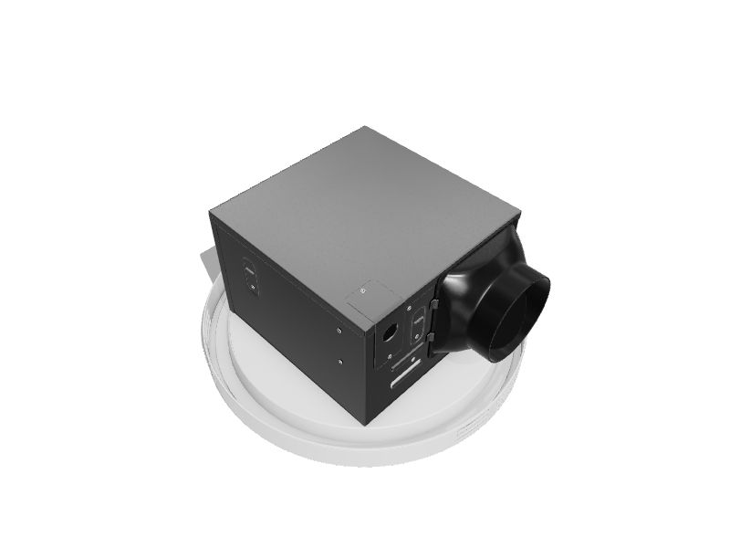 Utilitech Ventilation Fan 2-Sone 90-CFM 4 Finishes In 1 Decorative ...