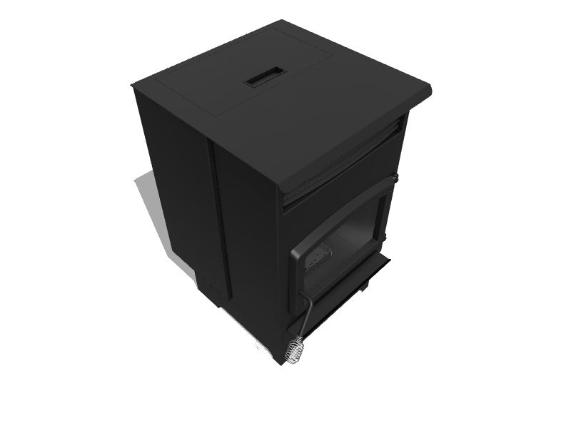 Ashley Hearth Products 2200-sq ft Pellet Stove with 60-lb Hopper (EPA ...