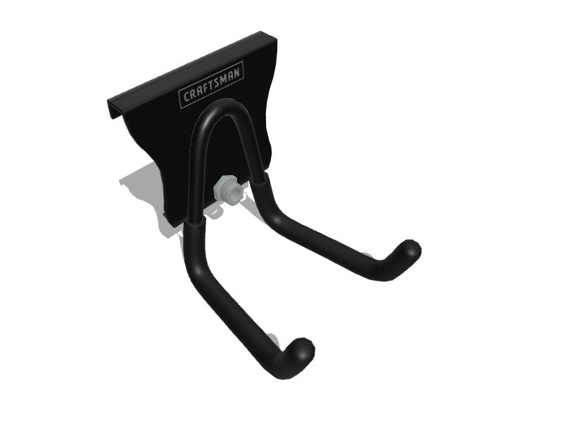 CRAFTSMAN VERSATRACK 4.75-in Black Steel Multipurpose Hook CMST82607VT ...