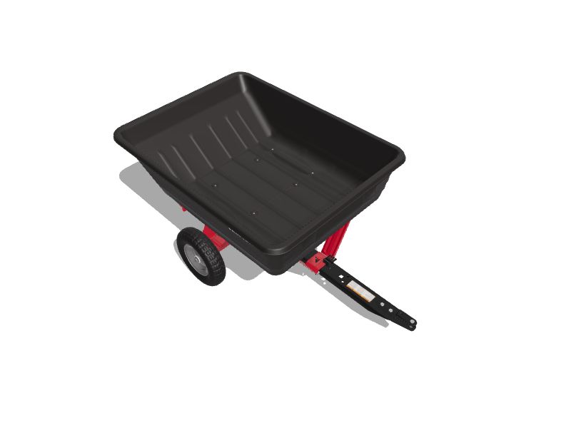 CRAFTSMAN 10-cu ft Poly Dump Cart at Lowes.com