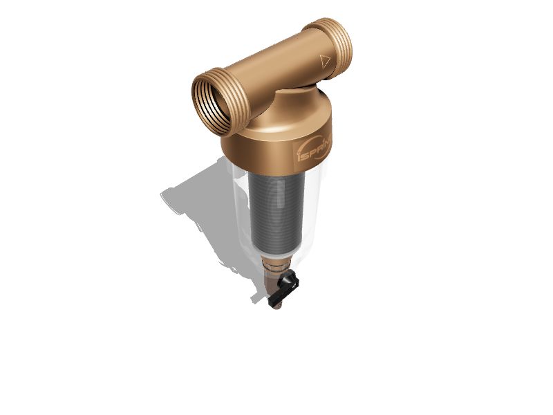 iSpring 100 Micron Reusable Sediment Water Filter Single-stage 12-GPM ... iSpring 100 Micron Reusable Sediment Water Filter Single-stage 12-GPM ...