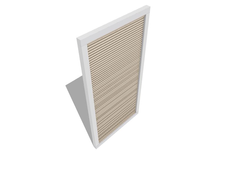 allen + roth 24.5-in x 48-in Camel Light Filtering Cordless Pleated ...