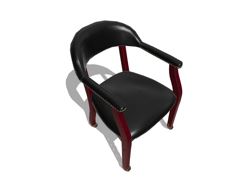 Boss Office Products Black Traditional Ergonomic Upholstered Bankers ...