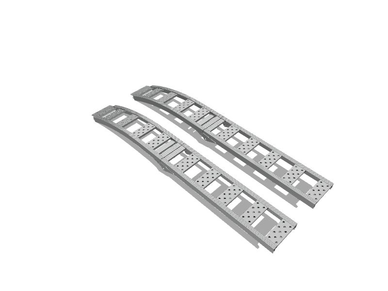 Carry-On Trailer 11-ft x 90-ft 750-lb Capacity Arched Folding Loading ...