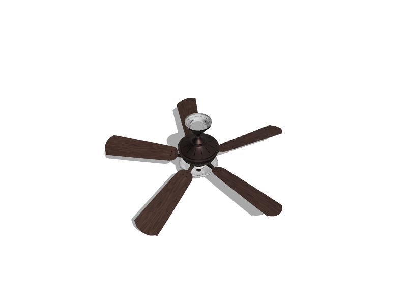 Fanimation Camhaven v2 52-in Dark Bronze LED Indoor Downrod or Flush ...