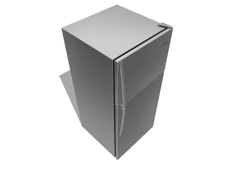 Whirlpool 18.2-cu ft Top-Freezer Refrigerator ( Stainless Steel ...