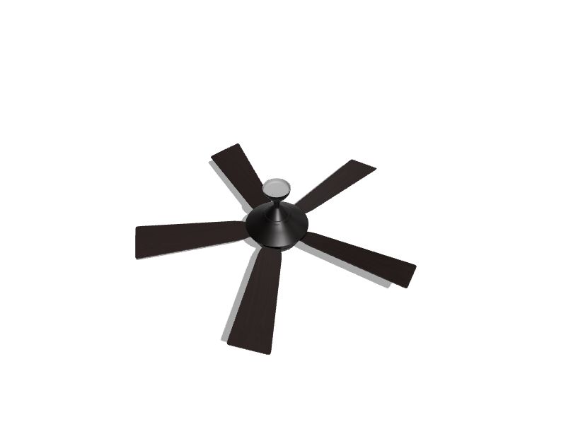 Fanimation Celano v2 52-in Dark Bronze with Dark Walnut/Cherry Blades ...