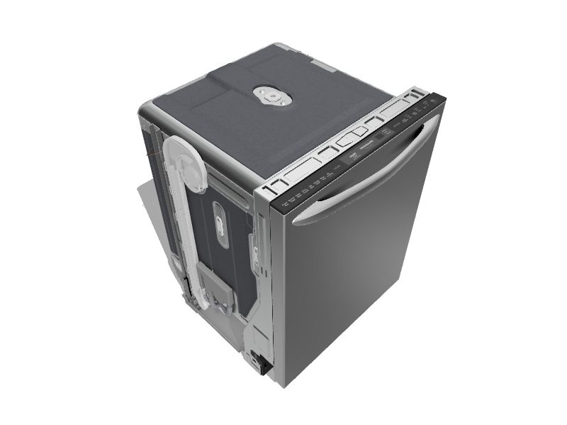 Frigidaire Gallery Top Control 24-in Built-In Dishwasher (Smudgeproof ...
