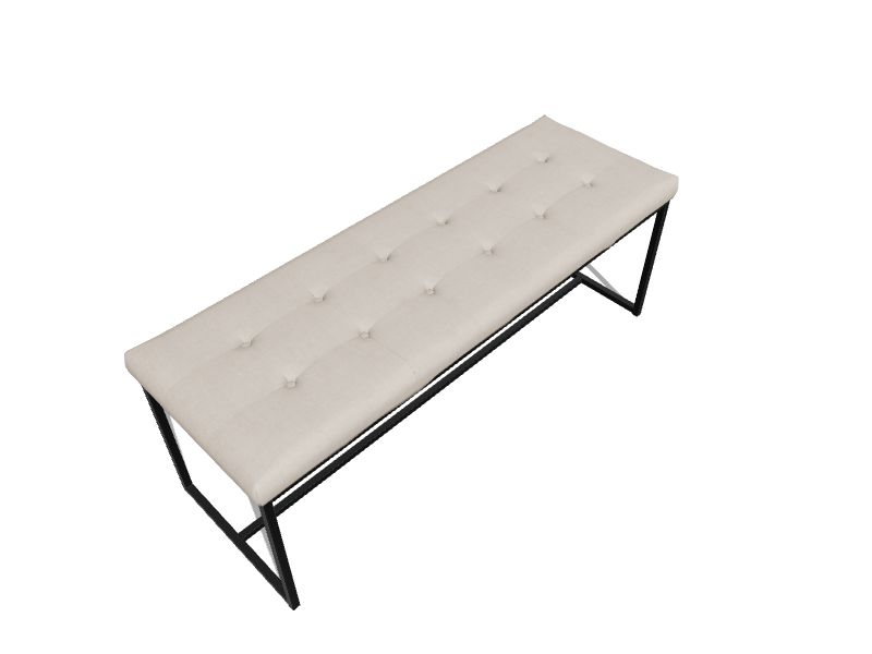 Modern Tan Accent Bench in the Benches department at Lowes.com