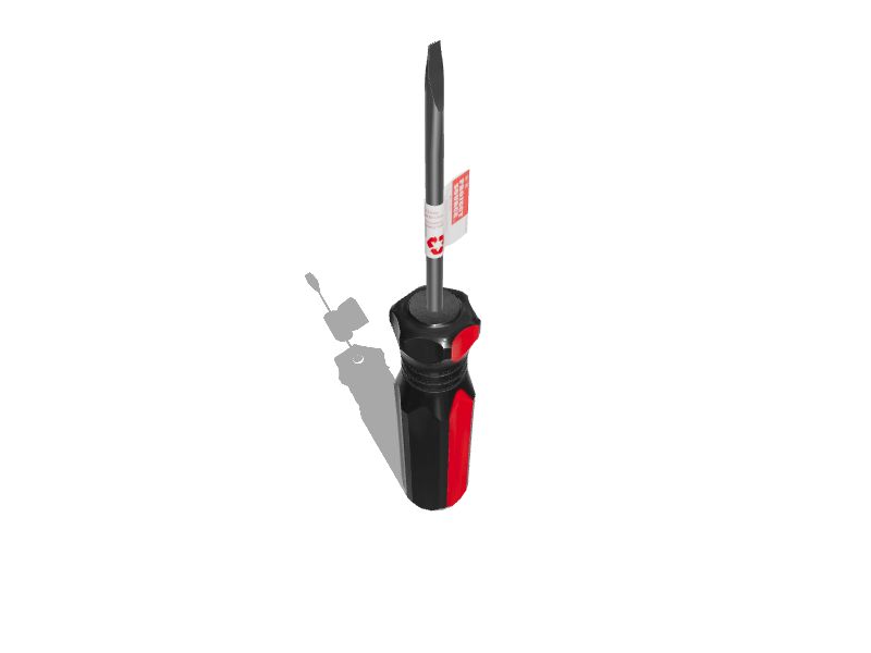 Project Source Plastic Handle Magnetic Slottedhead Screwdriver in the ...