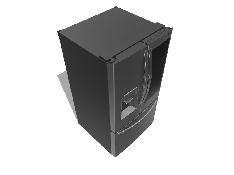 LG Craft Ice Smart Wi-Fi Enabled InstaView 23.5-cu ft Counter-depth ...