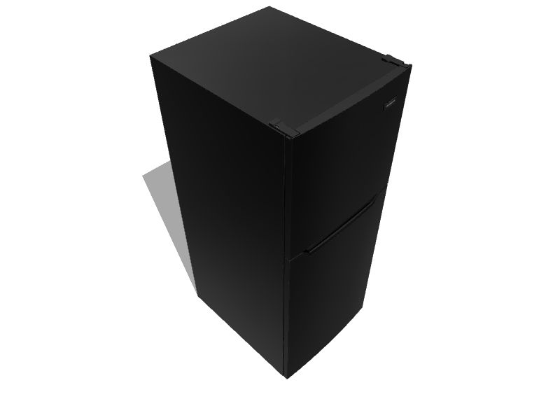 Frigidaire 11.6-cu ft Counter-depth Top-Freezer Refrigerator (Black ...