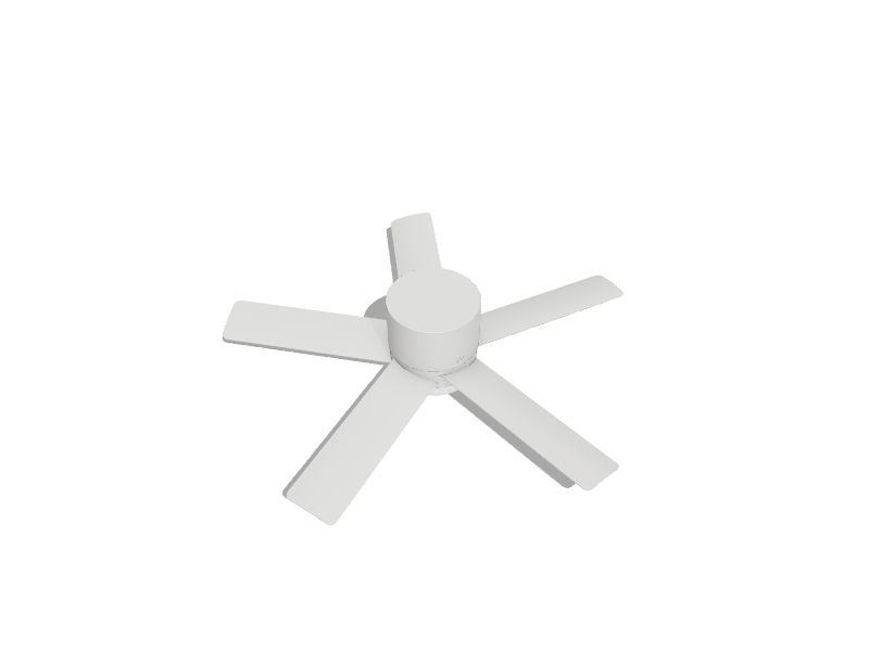 Hunter Vicinity 52-in Fresh White with Fresh White/Natural Wood Blades ...