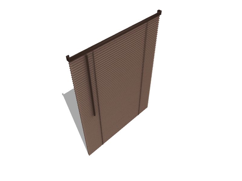 Achim GII Deluxe Sundown 1-in Slat Width 48-in x 64-in Cordless ...