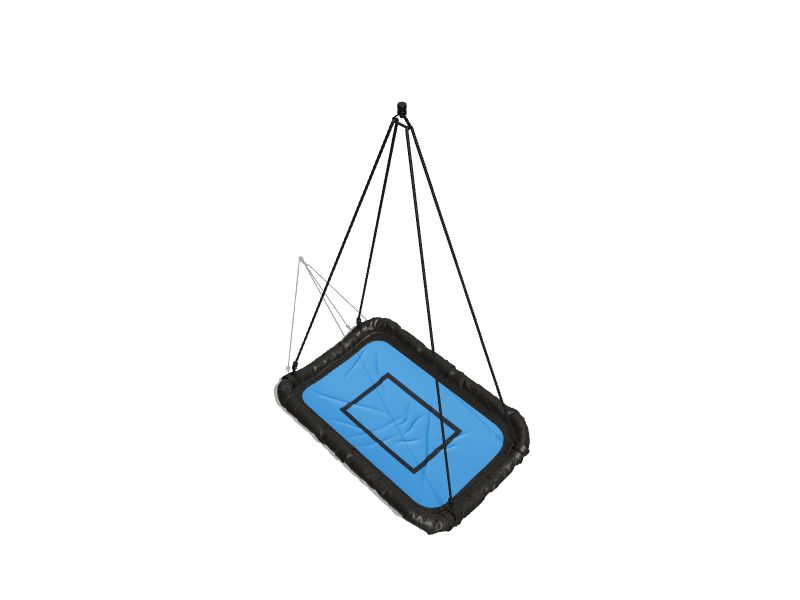Creative Cedar Designs Blue Plastic Flat Swing in the Swings department ...