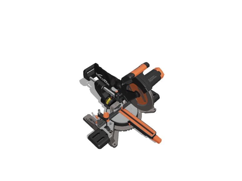 Evolution Evolution Power Tools R255SMS+ 10-in 15 Amps Single Bevel ...