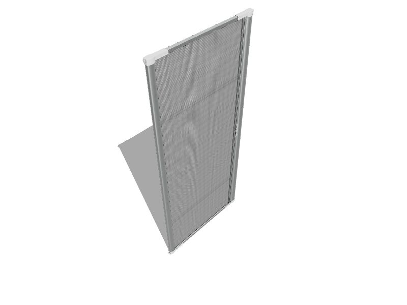 LARSON Brisa 36-in x 80-in White Aluminum Retractable Screen Door ...