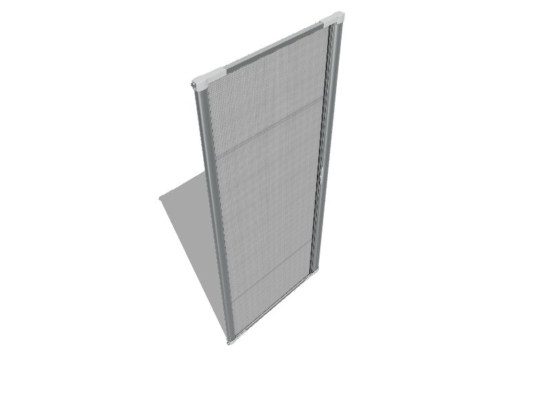 LARSON Brisa 36-in x 79-in White Aluminum Retractable Screen Door at ...
