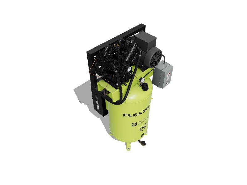 Flexzilla 80-Gallons Two Stage 175 Psi Vertical Quiet Air Compressor at ...
