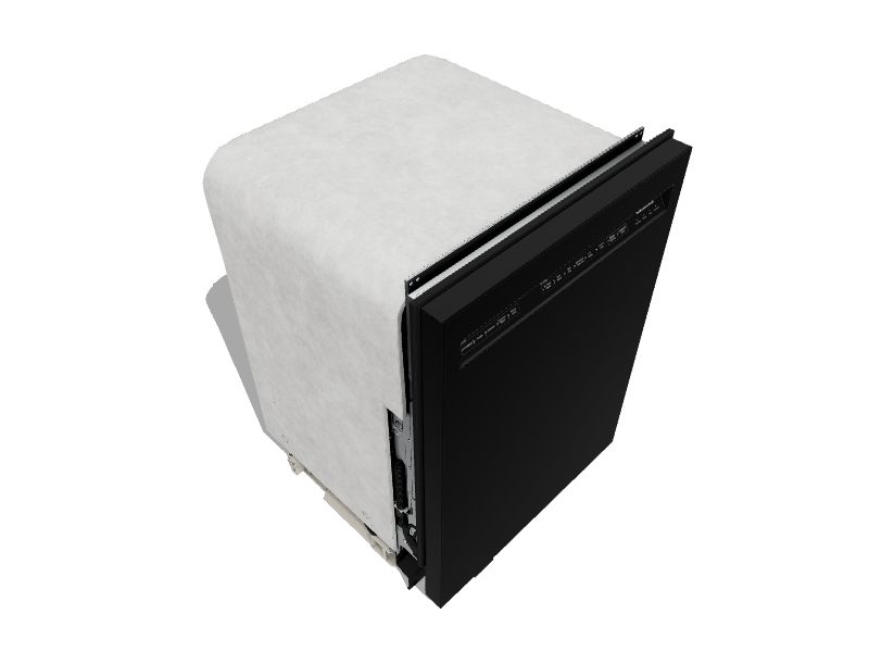 KitchenAid 24-in Front Control Built-in Dishwasher With Third Rack ...