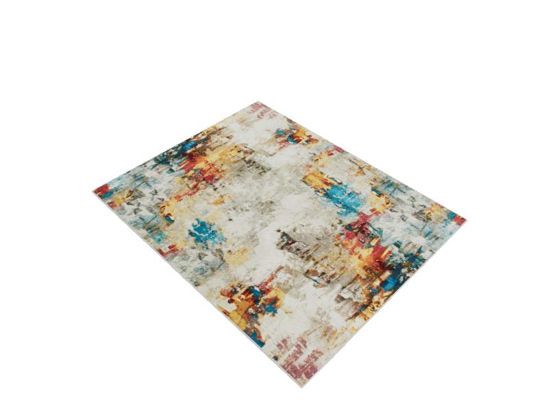 Home Dynamix Premier Abstract 8 X 10 Ivory Indoor Abstract Area Rug in ...