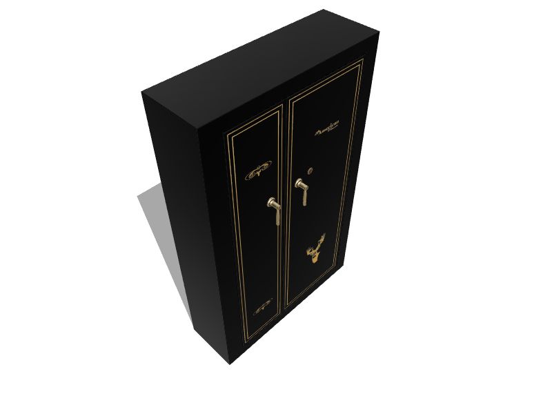 American Furniture Classics Gun Security Collection 16-Gun Keyed Gun ...
