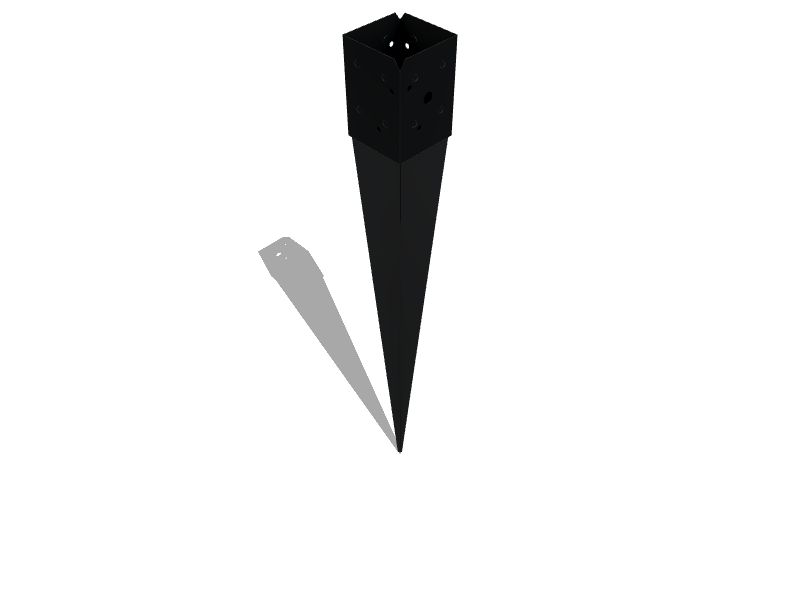 Simpson Strong-Tie E-Z Spike 4-in x 4-in Powder-coated Wood To Wood ...