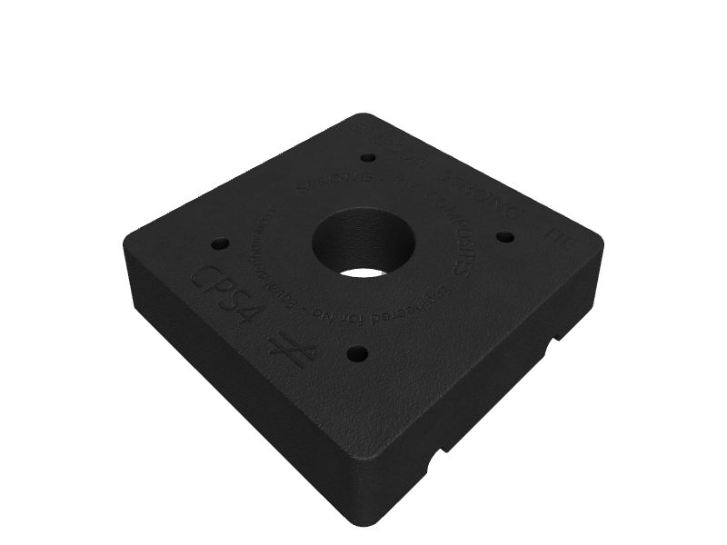 Simpson Strong-Tie 4-in x 4-in Wood To Concrete (Retrofit) Base in the ...