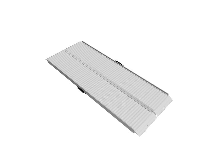 EZ-ACCESS 2.55-ft x 6-ft 1200 Lbs. Capacity Folding Loading Ramp in the ...