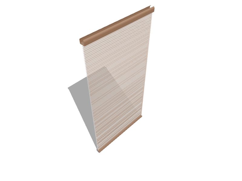 allen + roth 36-in x 72-in Linen Light Filtering Cordless Cellular ...