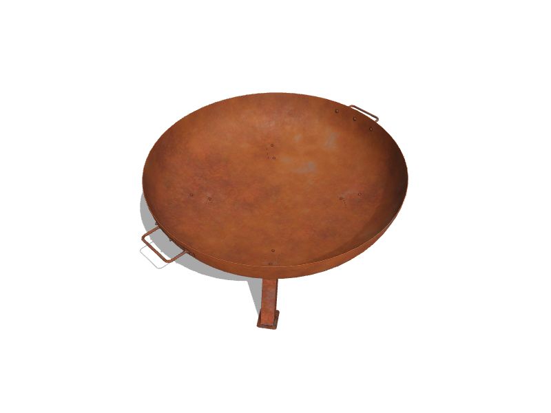 Sunnydaze Decor 34-in W Orange Cast Iron Wood-Burning Fire Pit in the ...