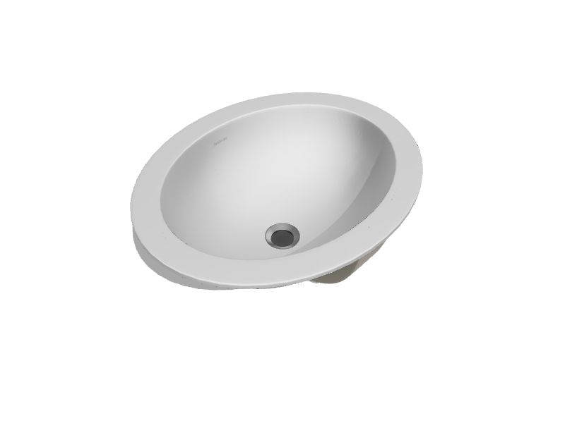 allen + roth Vitreous China Drop-In Oval White Bathroom Sink (20-in x ...