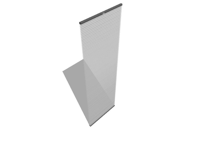 allen + roth 23-in x 72-in Gray Light Filtering Cordless Top-down ...