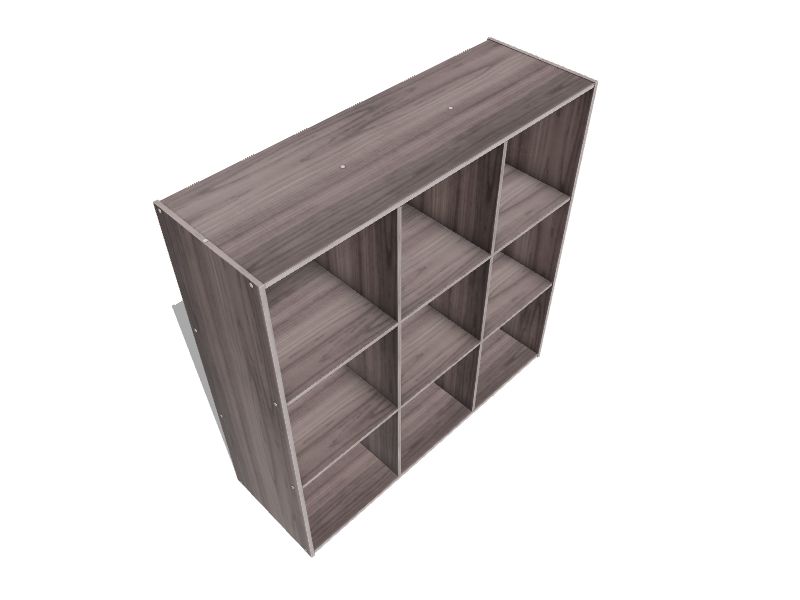 ClosetMaid 35.88-in H x 35.88-in W x 11.63-in D Natural Gray Stackable ...