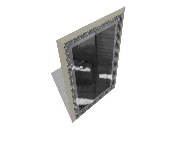 allen + roth 24-in W x 36-in H Warm Silver Framed Wall Mirror LOW14413 ...