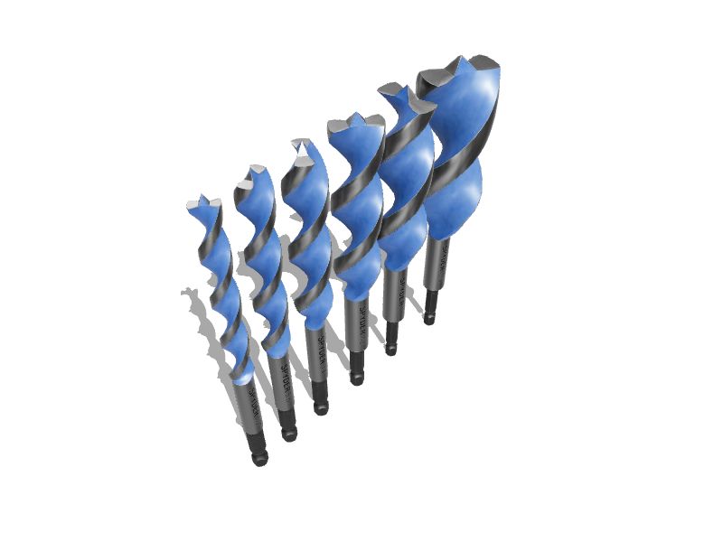 Spyder Stinger 6-Piece x 6-1/2-in Woodboring Power Spade Drill Bit Set ...